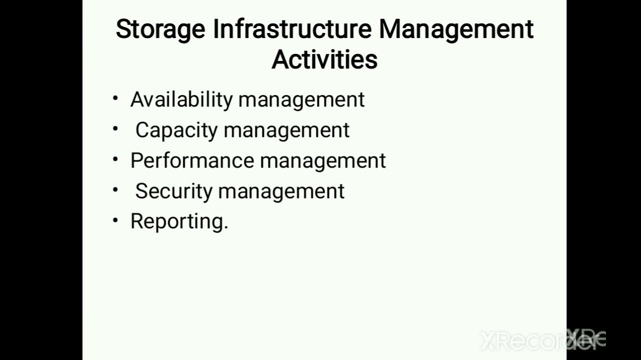 17CS754: Storage Infrastructure management Activities - YouTube