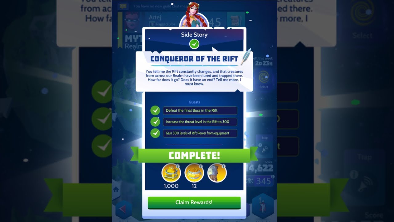 Knighthood Quests - Conqueror of the Rift - YouTube