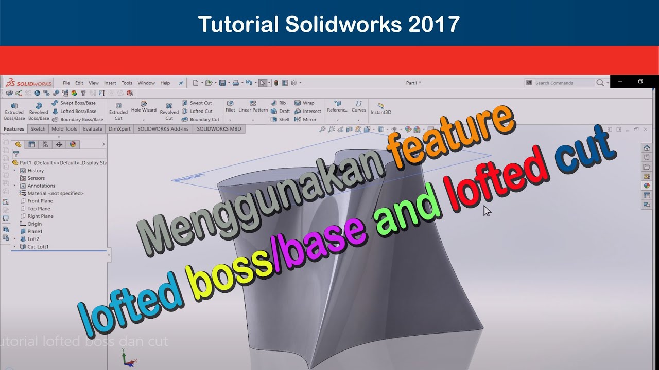 tutorial lofted boss dan cut - YouTube