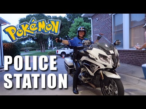OPENING POKEMON CARDS AT A POLICE STATION! - YouTube