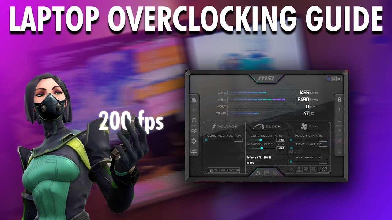 HOW TO OVERCLOCK YOUR GAMING LAPTOP/PC (LENOVO LEGION 5 OVERCLOCKING ...