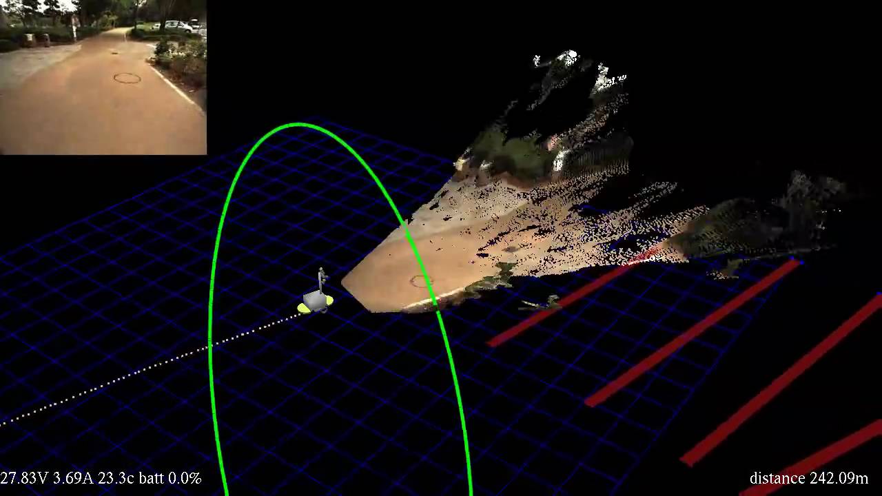 Localization Using White Line Detection and Matching - YouTube