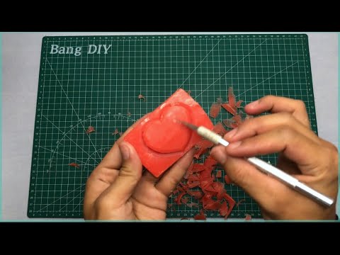 Ukiran Sabun Bentuk Love | Kerajinan Tangan Yang Mudah | DIY - YouTube