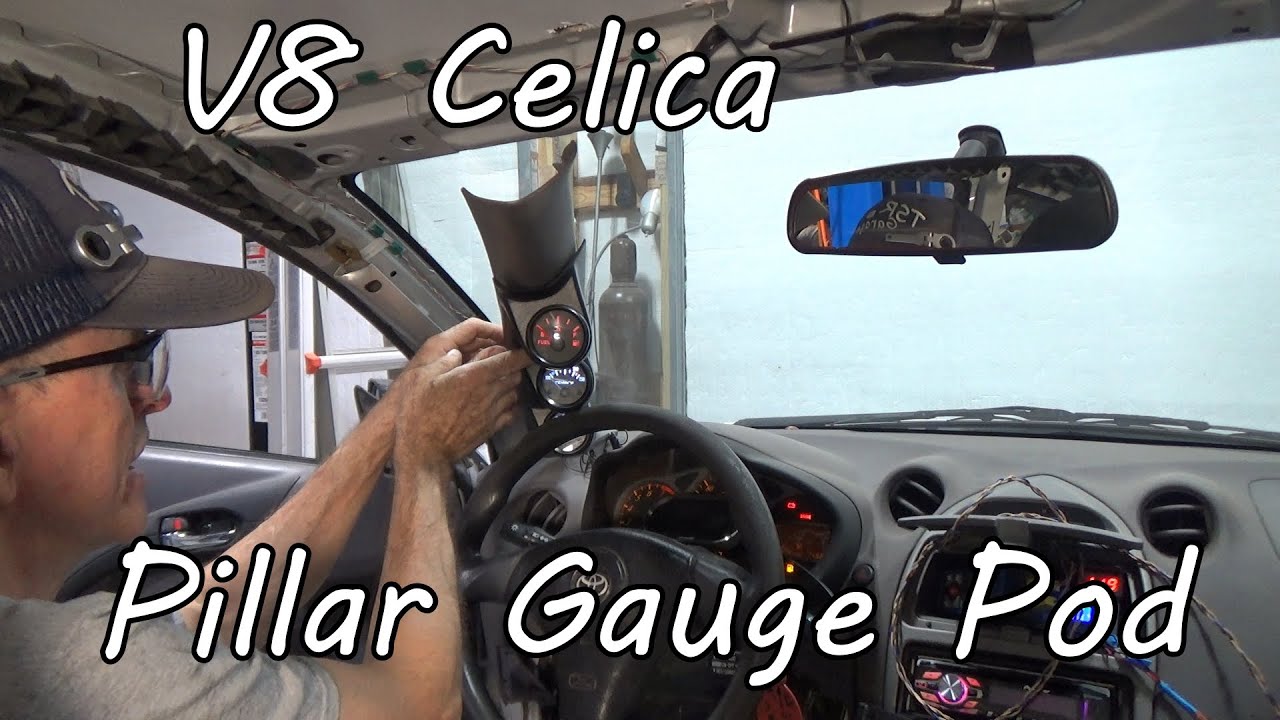 54. Pillar Gauge pod - V8 Celica GT-SS - YouTube
