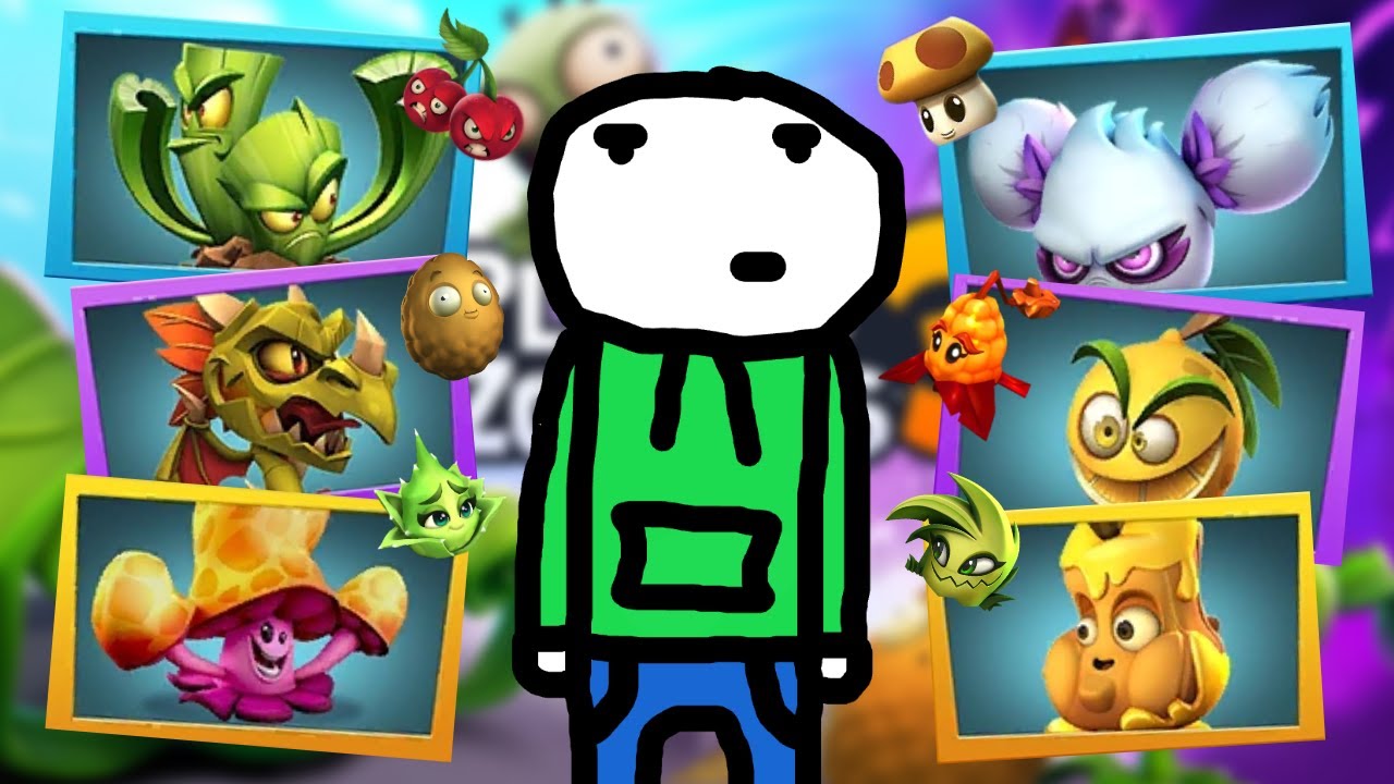 Ranking EVERY Plant Design in Plants vs Zombies 3 - YouTube