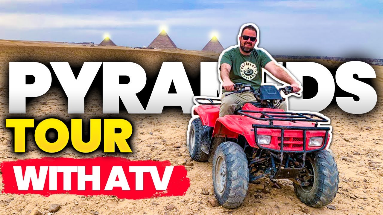 Riding ATV's around the Pyramids of Giza - Egypt Travel Vlog 🇪🇬 - YouTube