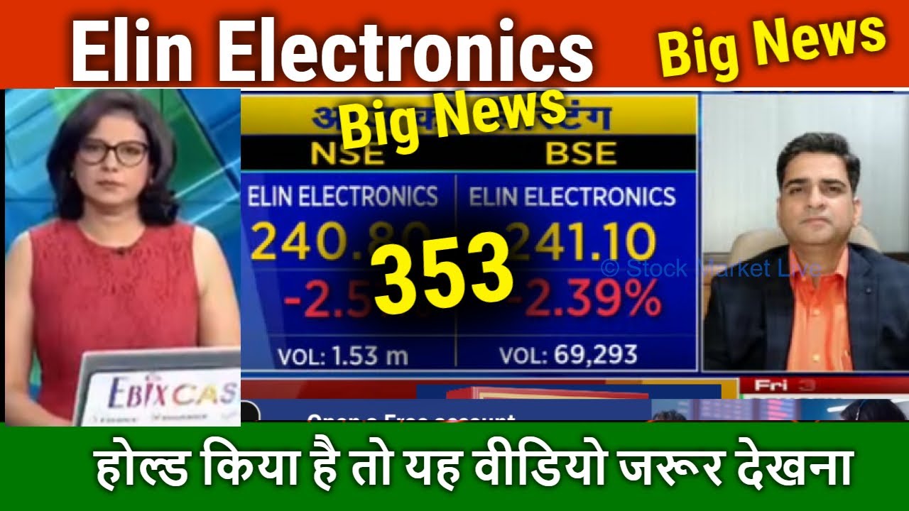 Elin Electronics share price target,Elin Electronics analysis,Elin ...