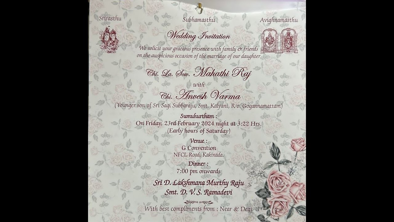 MAHATHI RAJ WITH ANVESH VARMA - YouTube