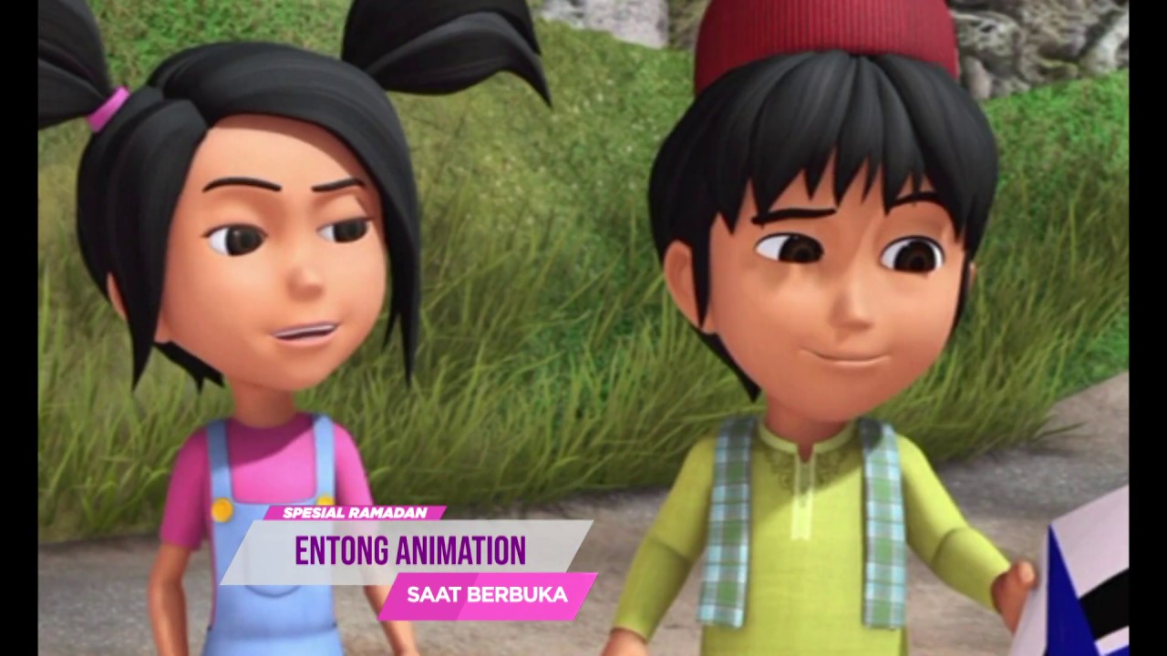 Entong Animation Saat Berbuka - YouTube