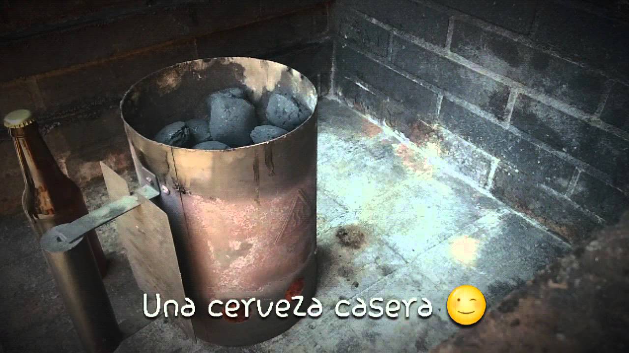 Cómo usar una chimenea de encendido para Carbón - YouTube