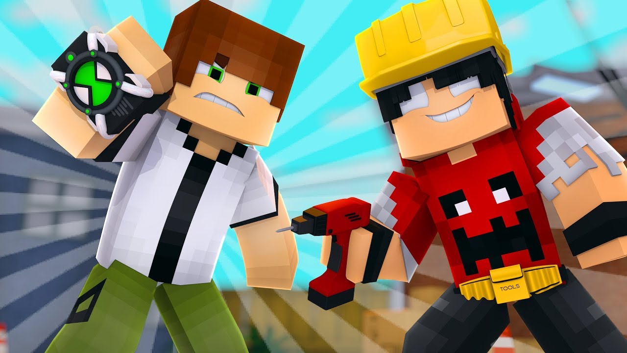 Minecraft: FIZEMOS O BEN 10 - BUILD BATTLE ‹‹ P3DRU ›› - YouTube