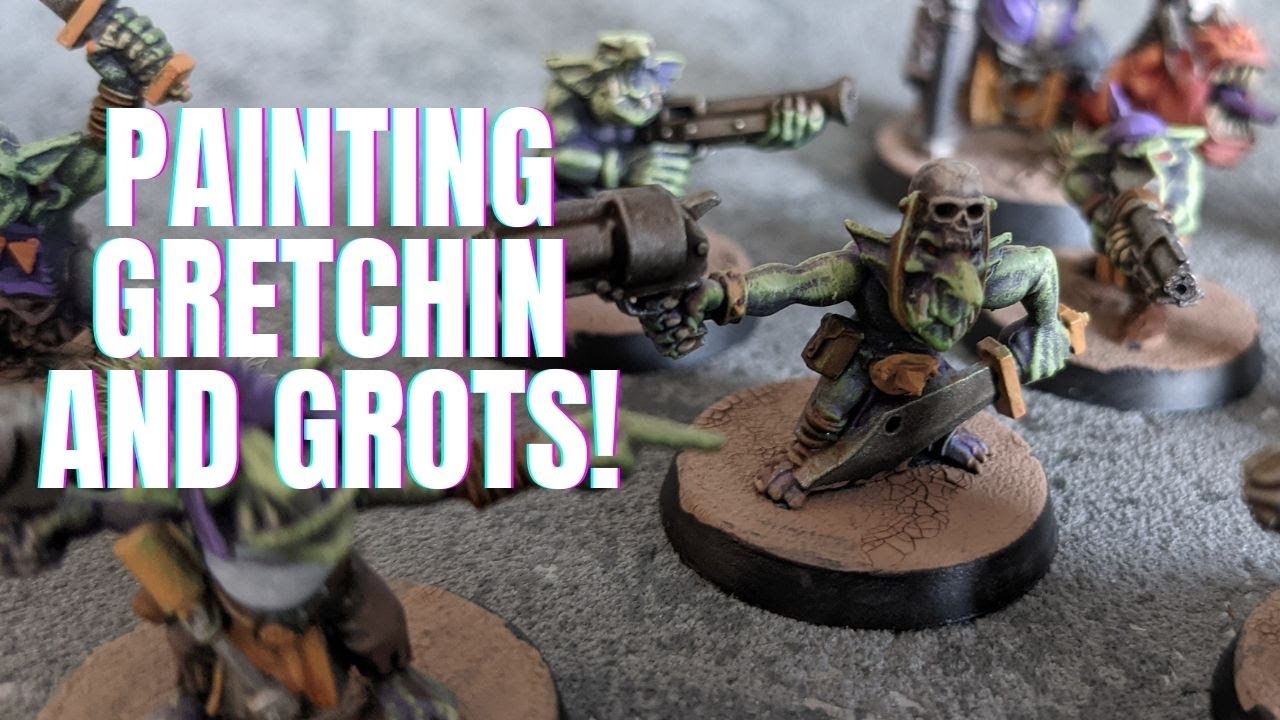 How to paint Gretchin FAST - YouTube