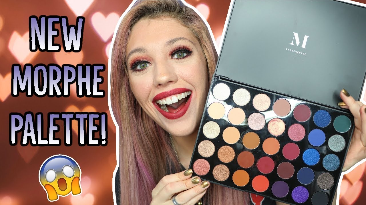 MAKEUP TUTORIAL USING THE NEW MORPHE 35V PALETTE! - YouTube