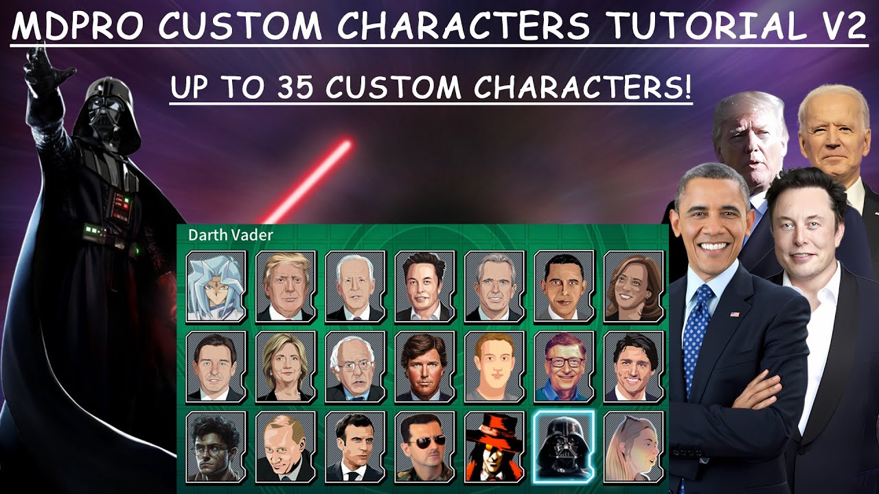 UPDATED MDPro3 How to add Custom Characters Voice Tutorial V2 - YouTube