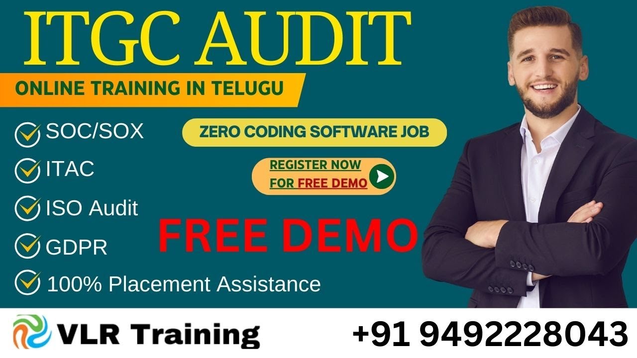 ITGC SOC/SOX +ITAC + ISO Audit+ GDPR FREE Demo Part 01 in Telugu 2 ...