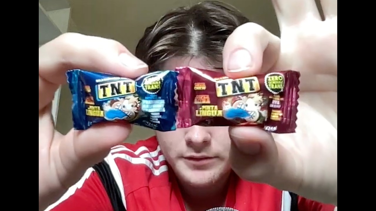 Tnt Grape and Raspberry Candy Try out Today Sour - YouTube