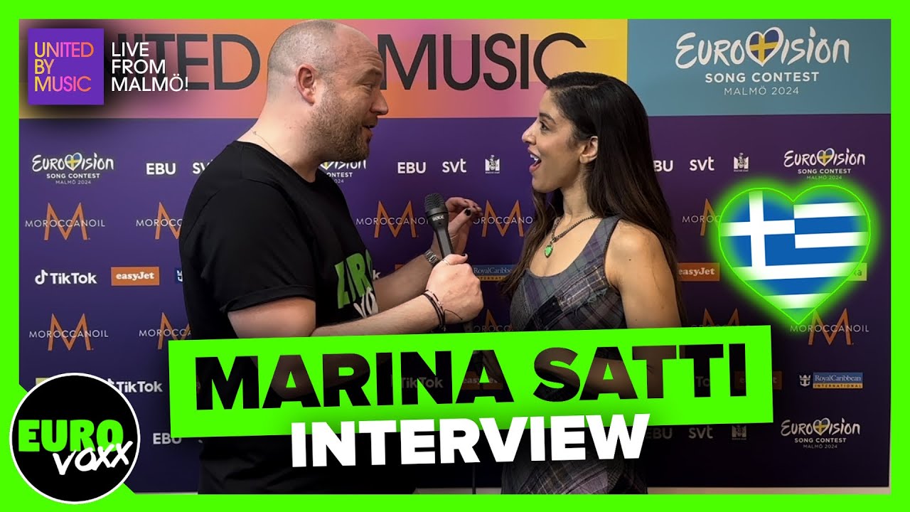 🇬🇷 MARINA SATTI - 'ZARI' (INTERVIEW) // GREECE EUROVISION 2024 // Live ...