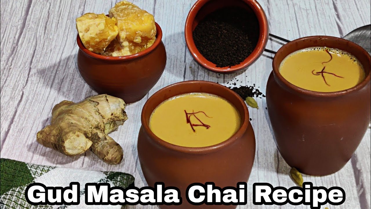 Special Gud Ki Masala Chai Recipe | Sardi Ke mausam Banao Gud Masala ...