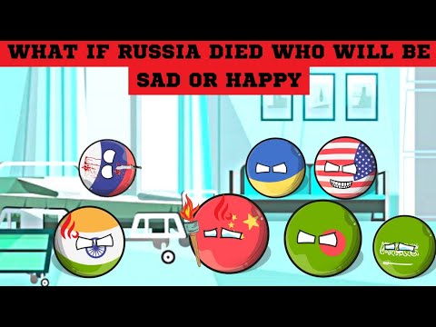 What if Russia died | Who will be Sad or Happy #countryballs - YouTube
