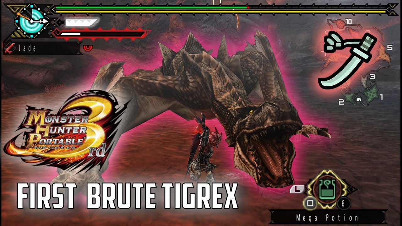 Return to MHP3rd | First Brute Tigrex [Longsword] - YouTube