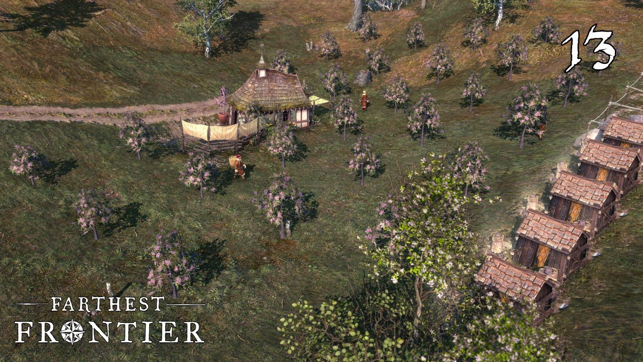 Revisiting: Farthest Frontier - Fruit trees and apiaries! - #13 - YouTube