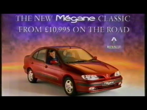 Renault Megane (Mk1) Classic car advert - Broadcast 27th January 1997 ...