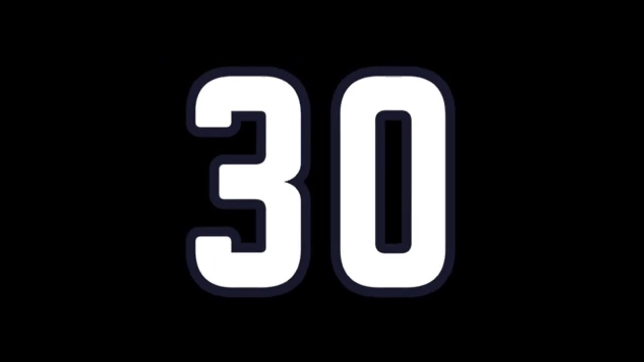 30 Second Countdown Timer - YouTube