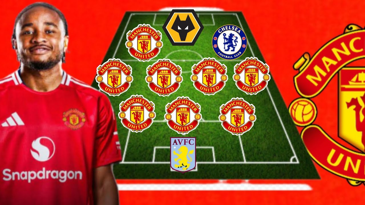 MANCHESTER UNITED NEW LOOK WITH NKUNKU NEW POSSIBLE SQUAD LINE-UP FOR ...