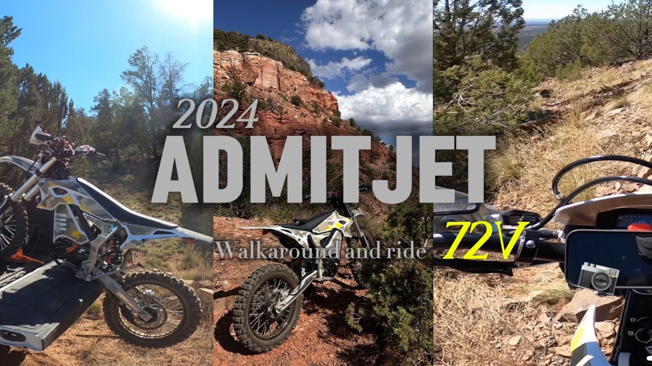 AdmitJet Armor E-Moto Ride and walkaround - YouTube