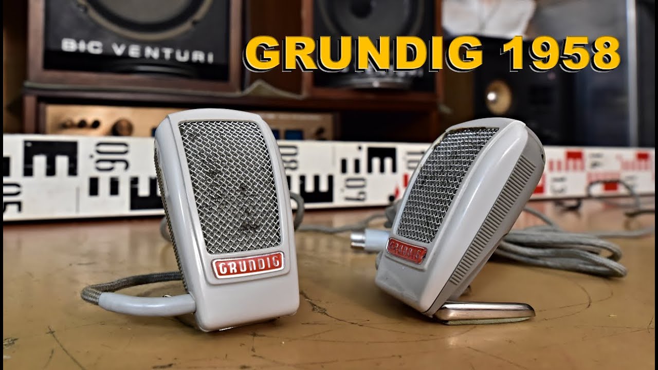 GRUNDIG GDM 15 Mikrofon microphone - YouTube
