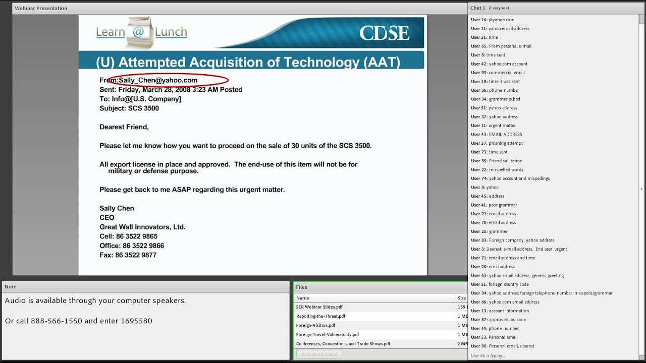 Critical Elements of a Suspicious Contact Report - YouTube