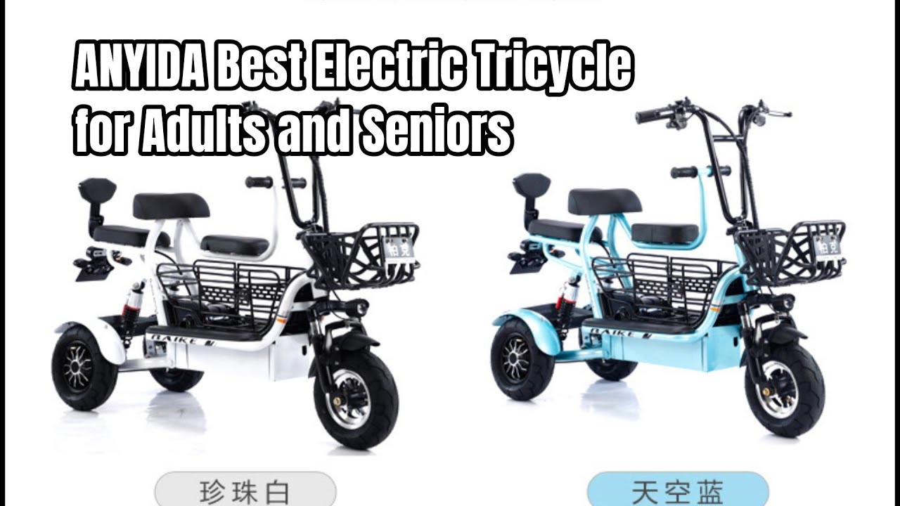 ANYIDA Best Electric Tricycle for Adults and Seniors | Custom Electric ...