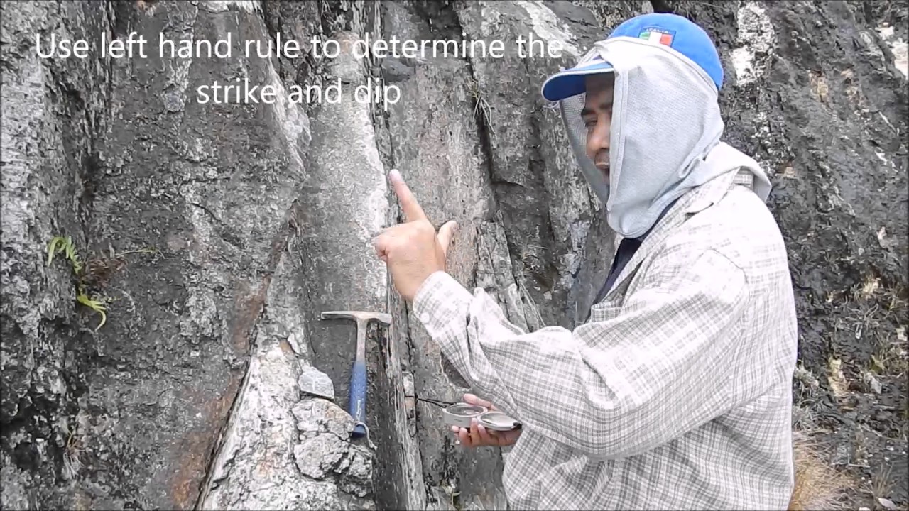 MOOC Geological Mapping measure strike and dip - YouTube