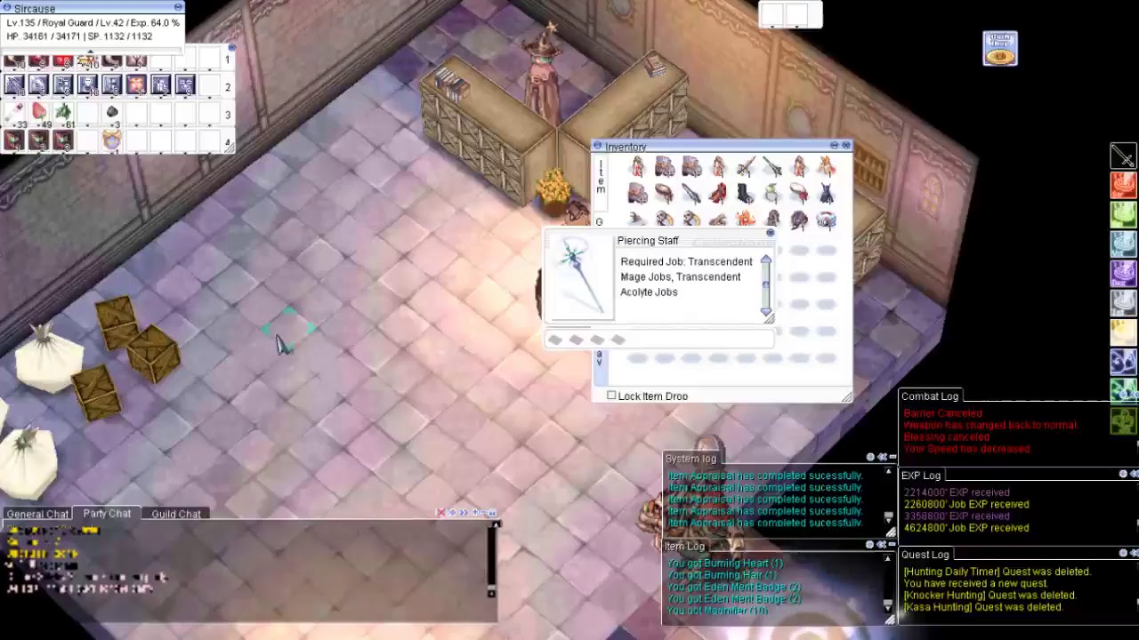 Ragnarok Online, Royal Guard Leveling - YouTube