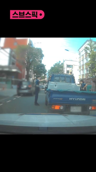 트럭 타고 이렇게까지 도망치다니 / SBS / 스브스픽 #shorts - YouTube