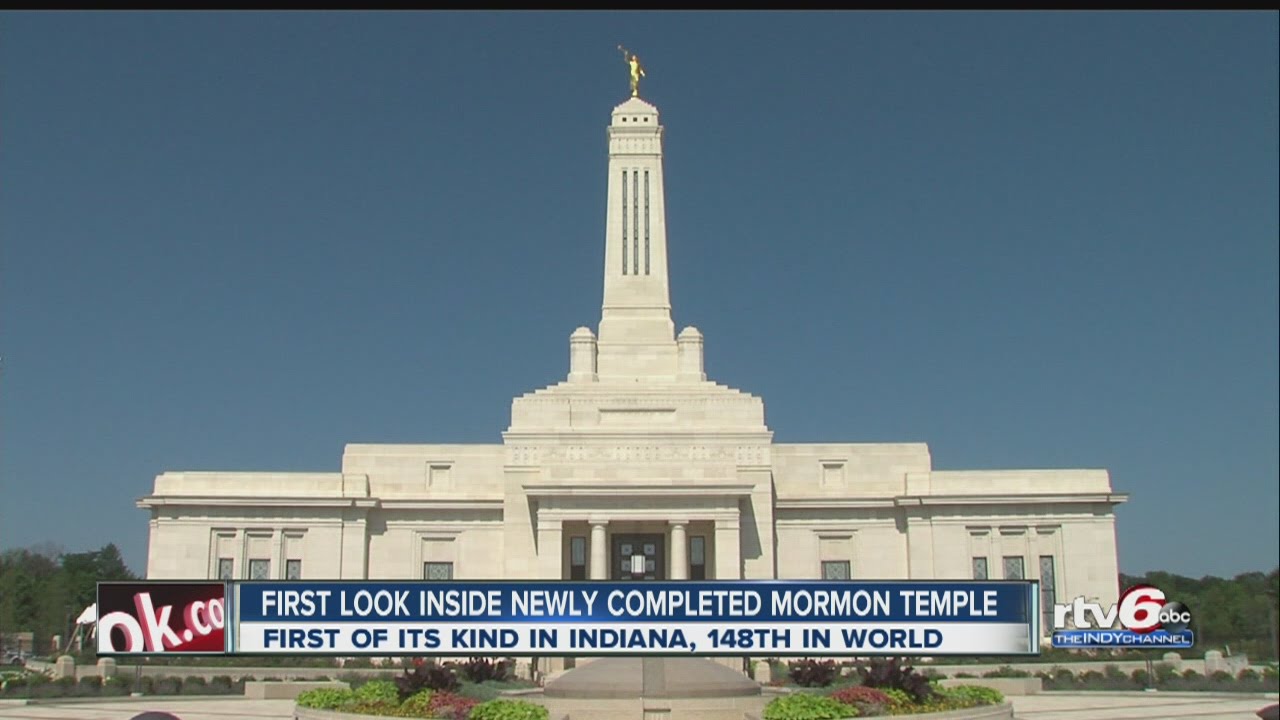 First look inside newly completed Mormon temple - YouTube