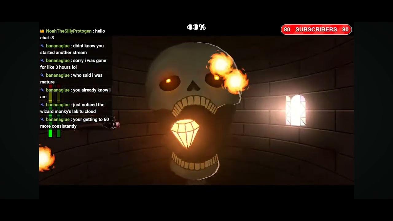 CHAT I BEAT SKELETAL SHANANIGANS ON STREAM (mythical medium demon) - YouTube