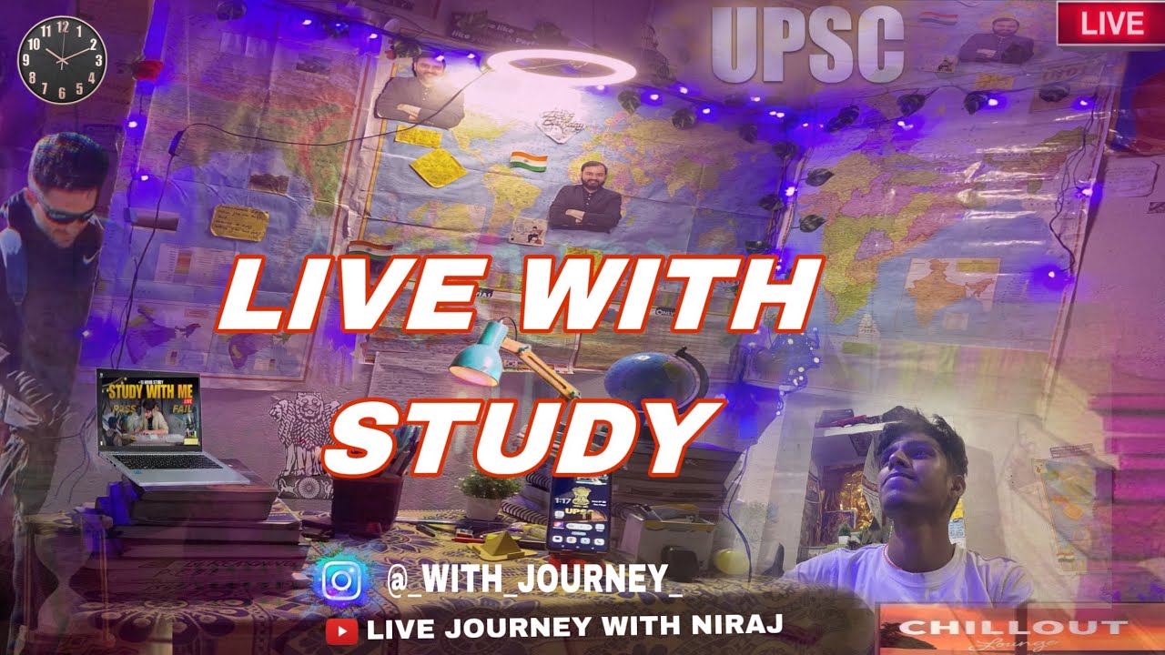 ⏰Study with me Live|📚 jee2025 | Boards/ UPSC | ssc | neet |#upsc #neet ...