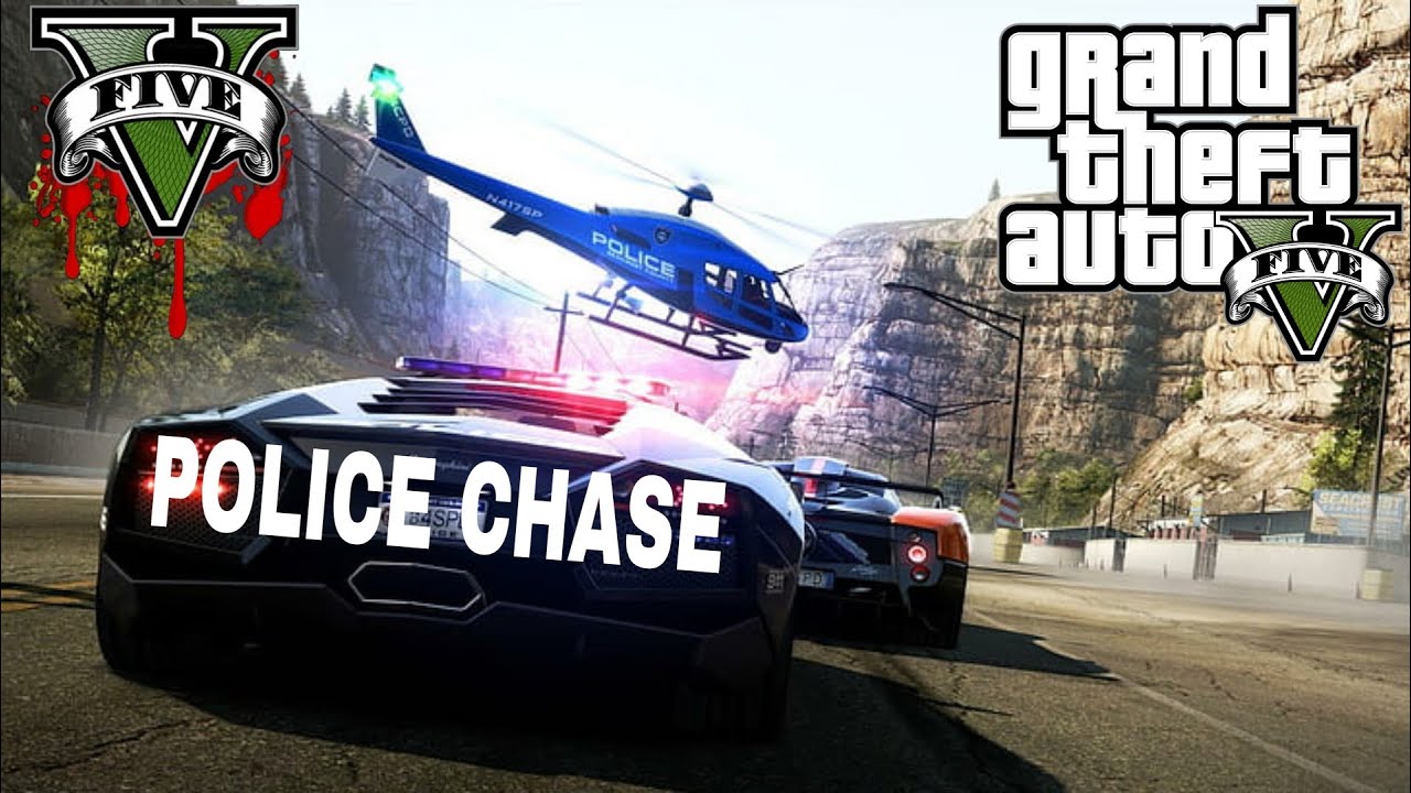 GTA 5 Police Chase Cinematic Video 4k part 1 - YouTube