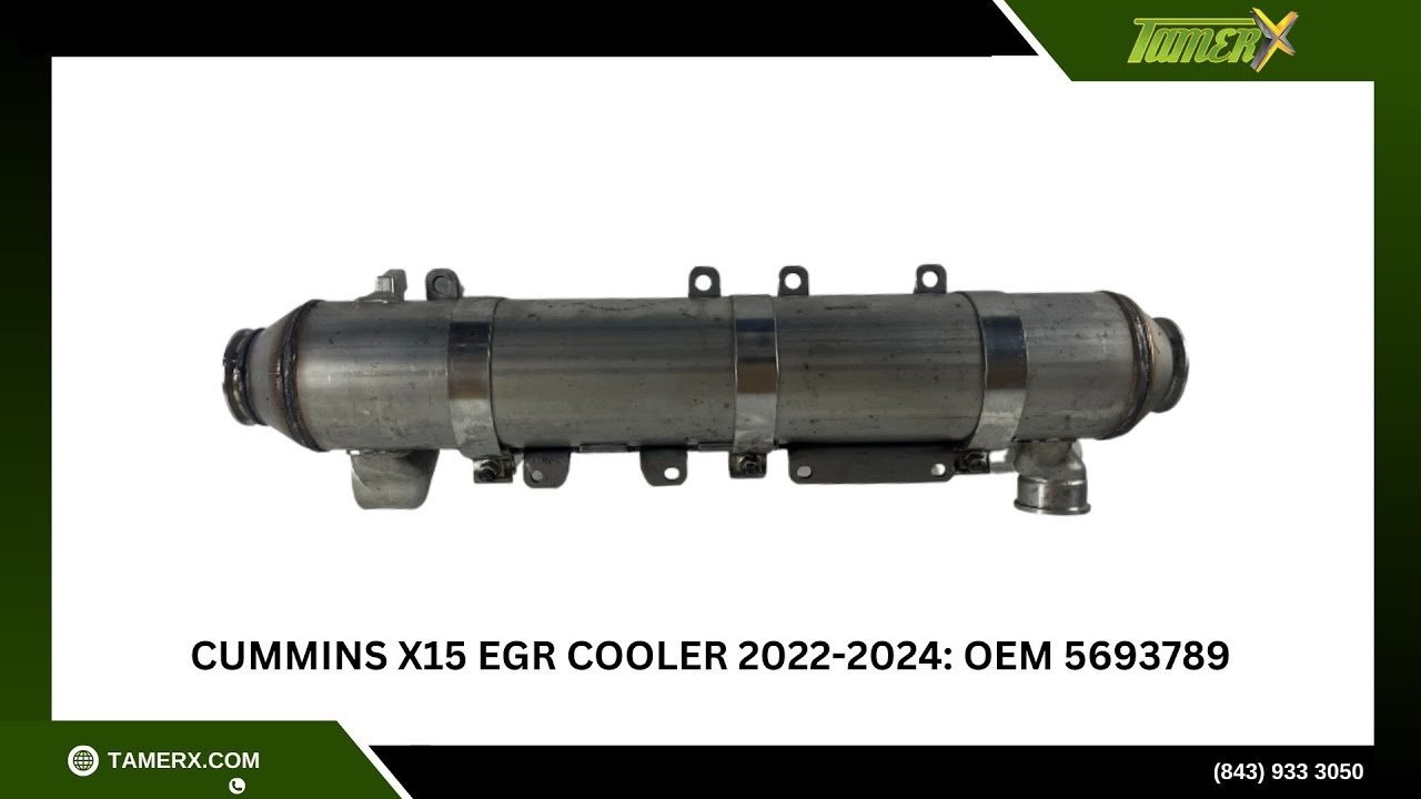 Cummins X15 EGR Cooler 2022-2024: OEM 5693789 - YouTube
