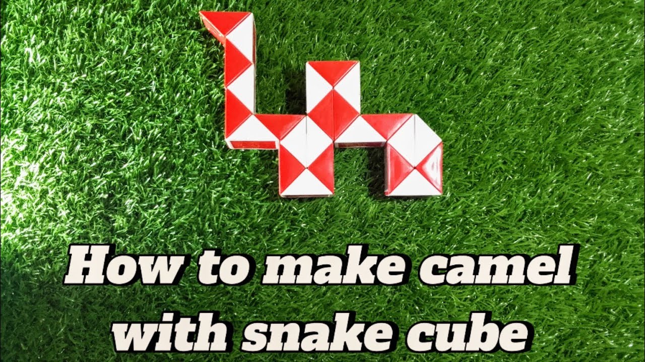 How to make camel 🐪 with snake cube - YouTube