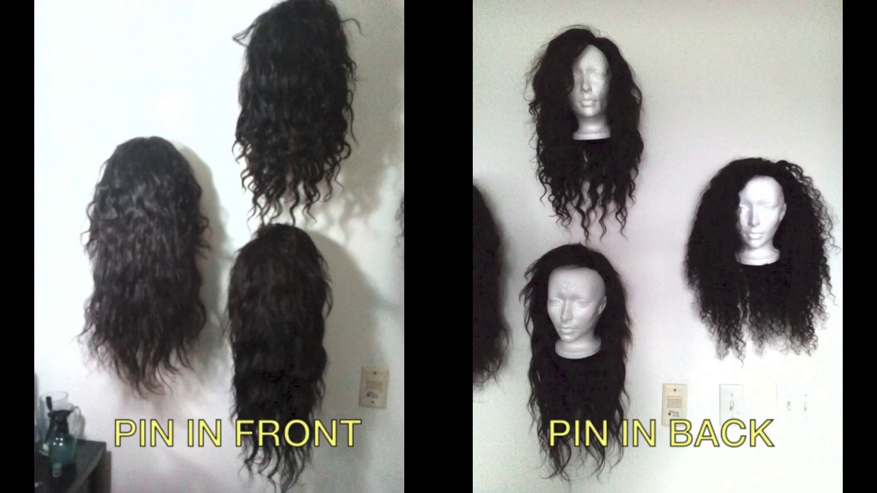 DISPLAY YOUR WIGS ON THE WALL!!! Super Easy! - YouTube