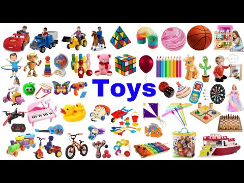 Learn Toy Names in English | Vocabulary for Kids & Adults | English ...