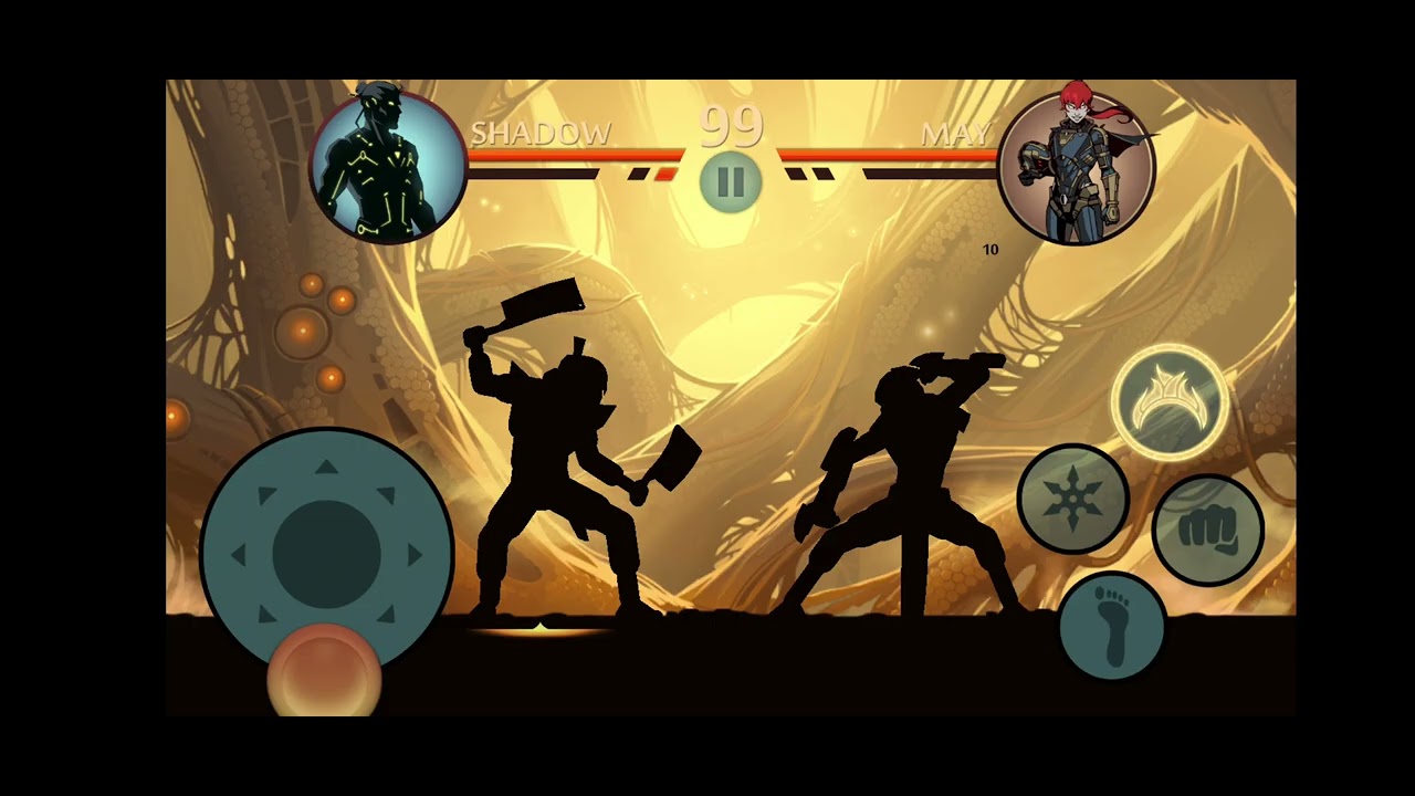 Shadow Fight 2 - beating May for the first time legitimately - YouTube