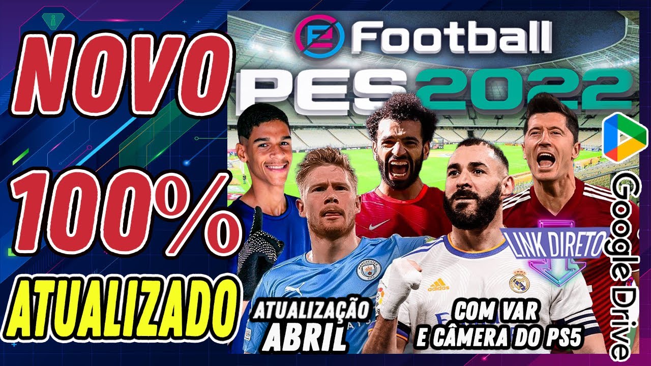 PES 2022 PS2 ISO | eFootball 2022 | Novo Editor! Melhor review do ano ...