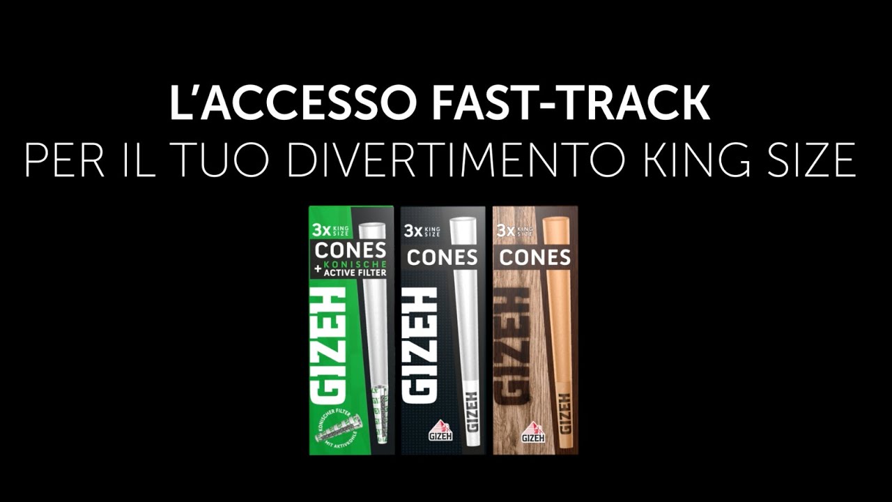 Nuovi coni pre-rollati GIZEH: qualità pronta all'uso - YouTube