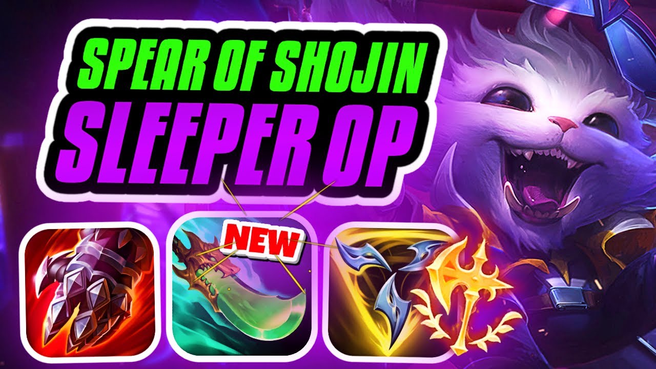 NEW SPEAR OF SHOJIN SLEEPER OP ON GNAR?!? Season 14 Gnar Gameplay ...