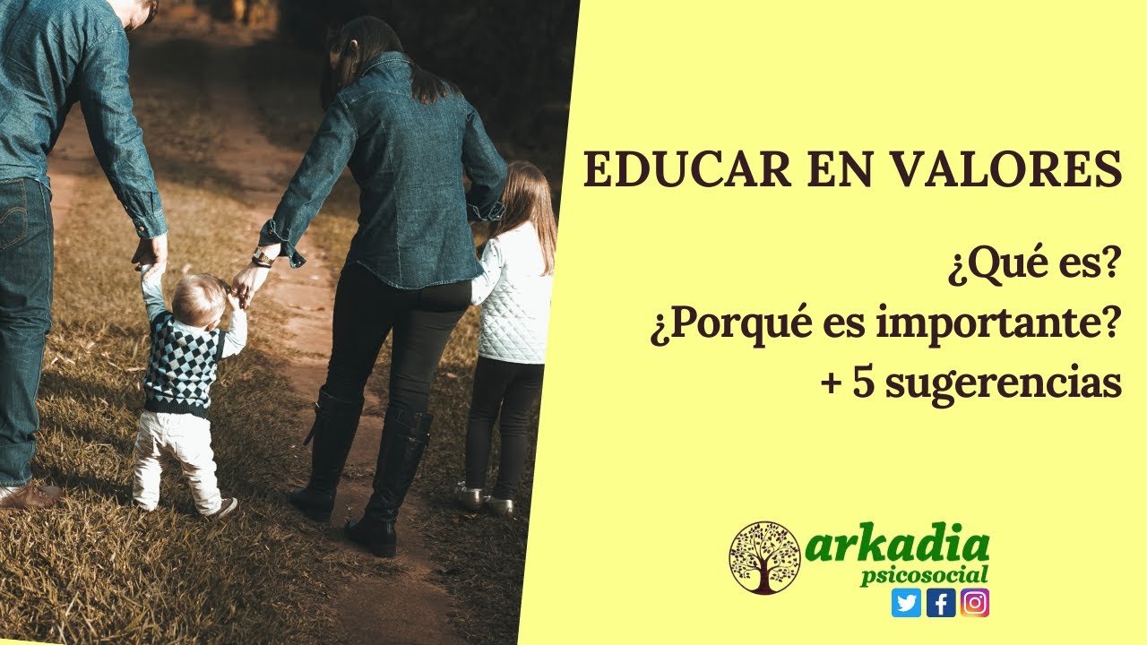 Qué es la Educación en Valores, su importancia + 5 sugerencias. - YouTube