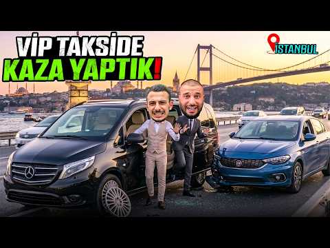 VİP TAKSİ YOLCULUĞU | ARACA ÇARPTILAR!  | Aslan Simsek