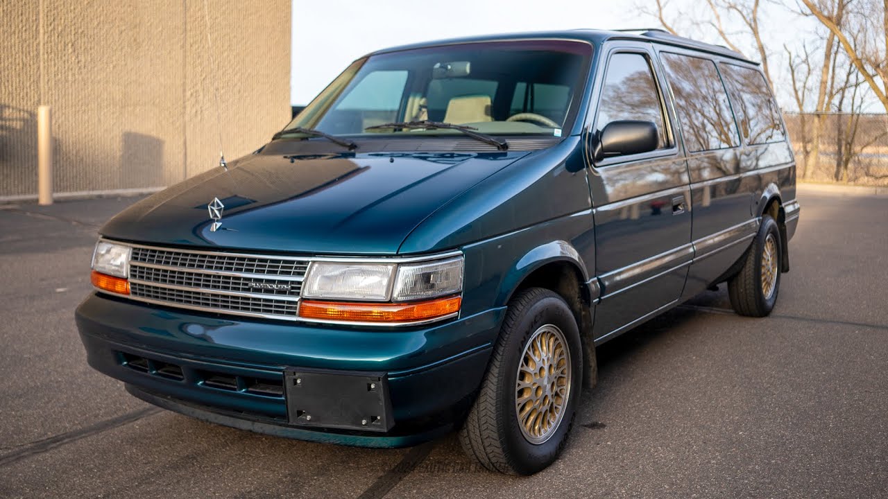 1994 Plymouth Grand Voyager SE Walk-around Video - YouTube